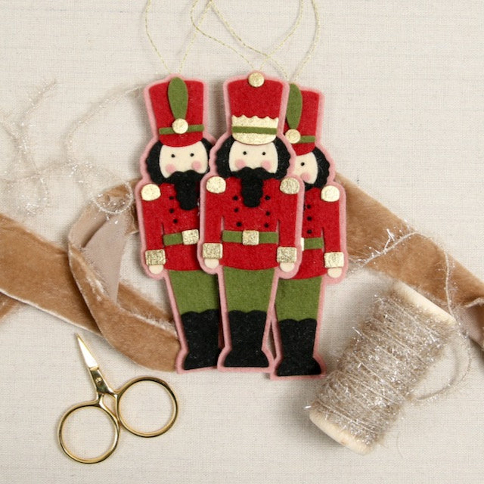 Deep Etch Dies // Nutcracker // Die Cutting, Felt Stitching, Paper ...