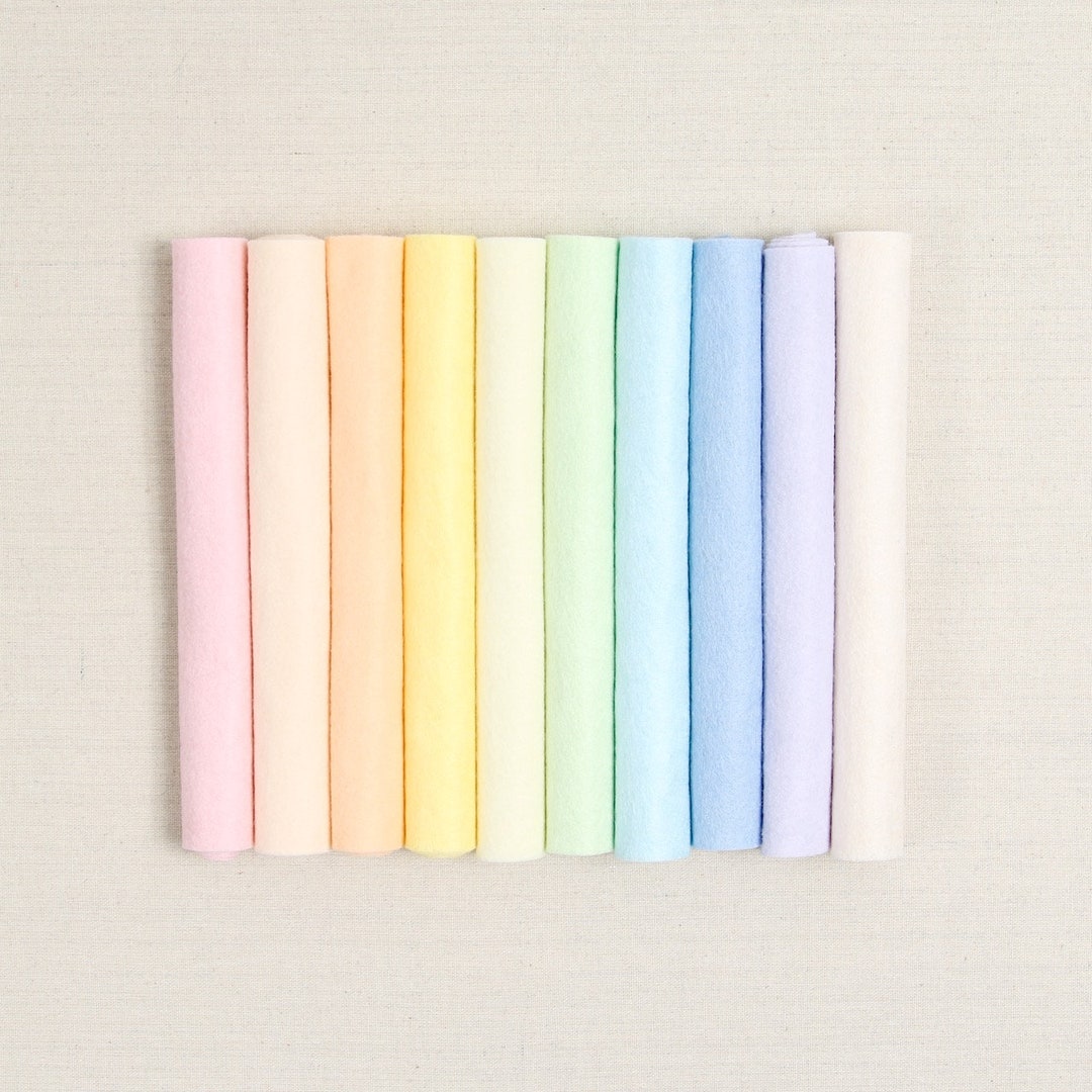 Wool Felt // Pixie Dust // Benzie Felt Palette, Wool Blend Felt, Baby ...