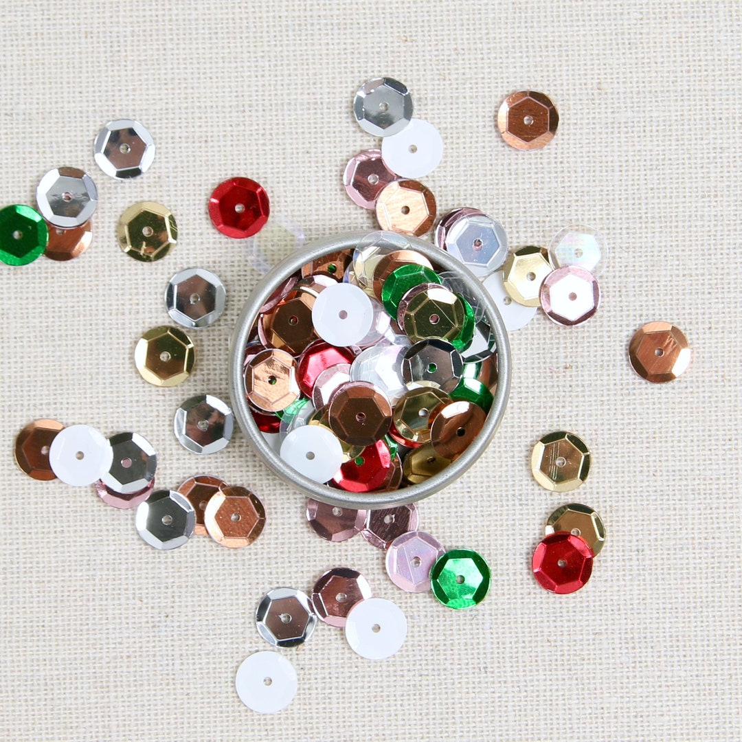 Cupped Sequins // 8mm Color Assortment, Felt Crafts, Christmas ...