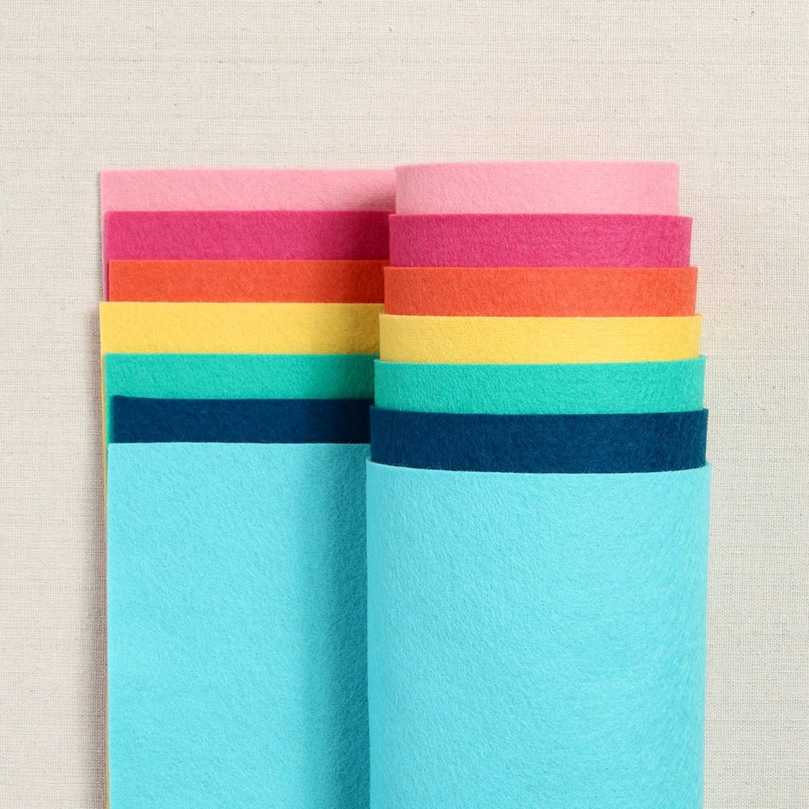 Pure Wool Felt Palette // Brights // Merino Wool Felt Sheets - Etsy
