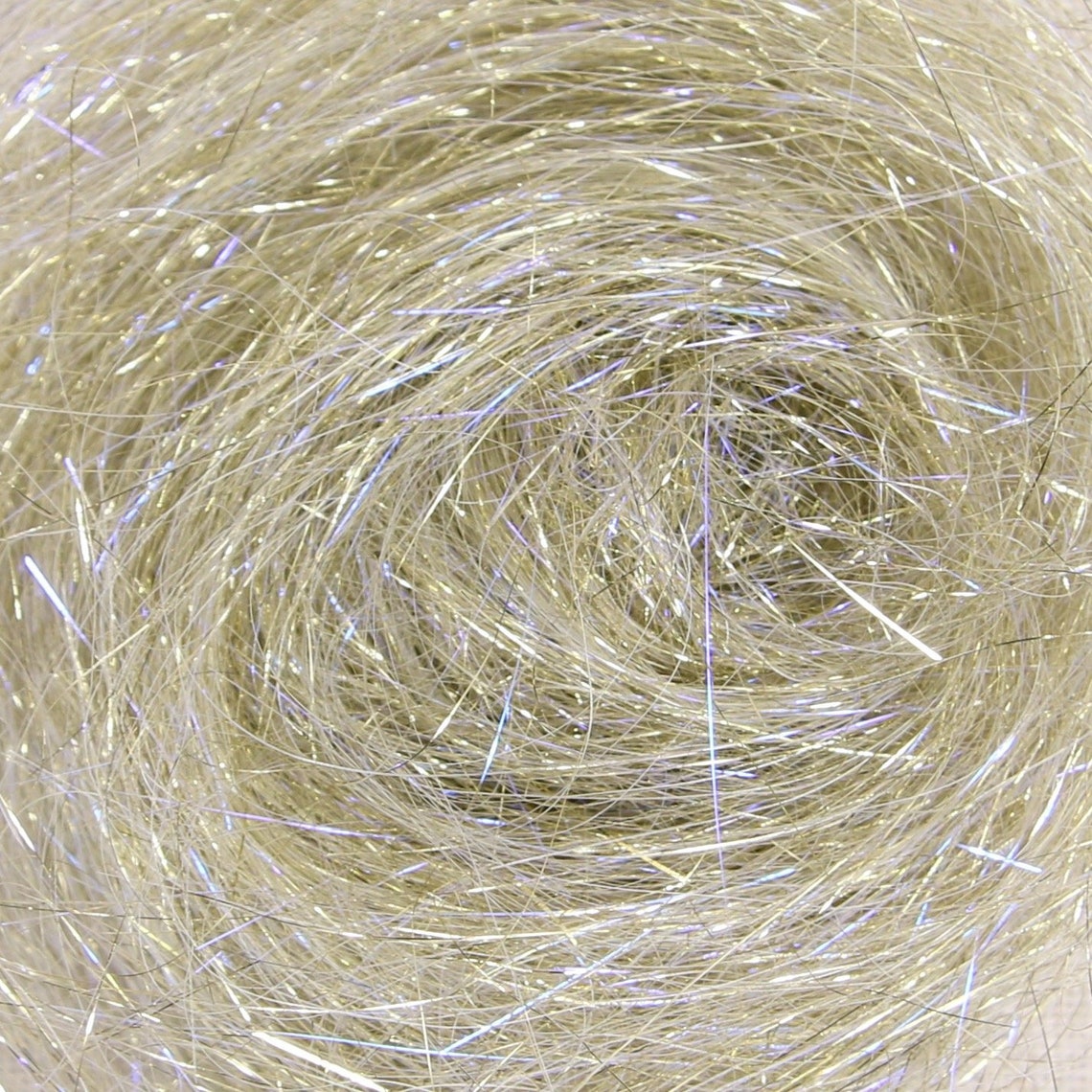 Gold Iridescent// Angelina Fiber // Wool Roving Sparkly | Etsy