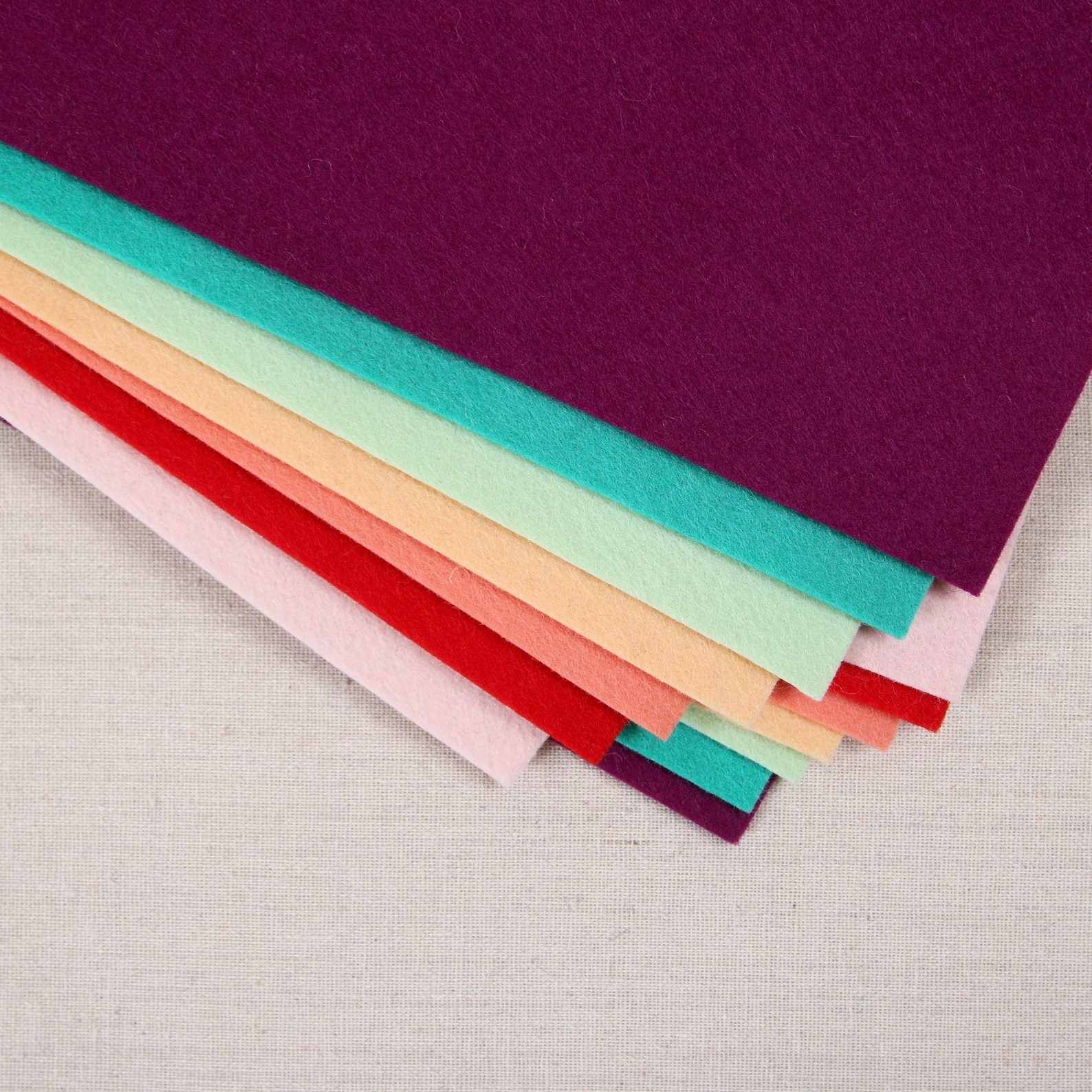 White 100% Wool Felt // Pure Merino Wool Felt Sheets // Bellwether ...
