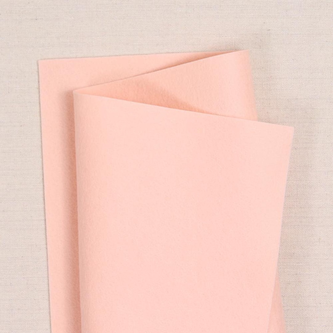 Apricot 100% Wool Felt // Pure Merino Wool Felt Sheets // Bellwether ...
