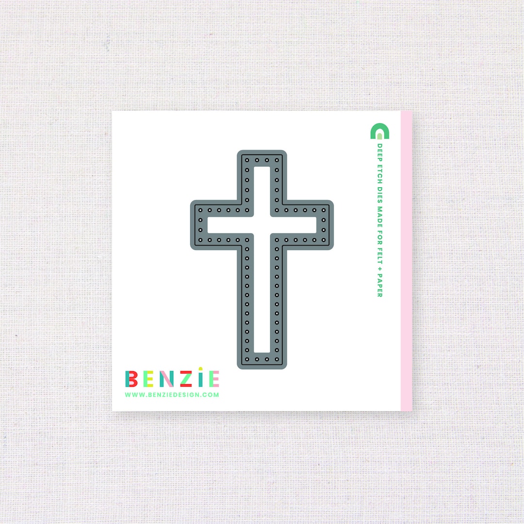 Deep Etch Dies // Stitchable Cross // Die Cutting, Felt Stitching ...