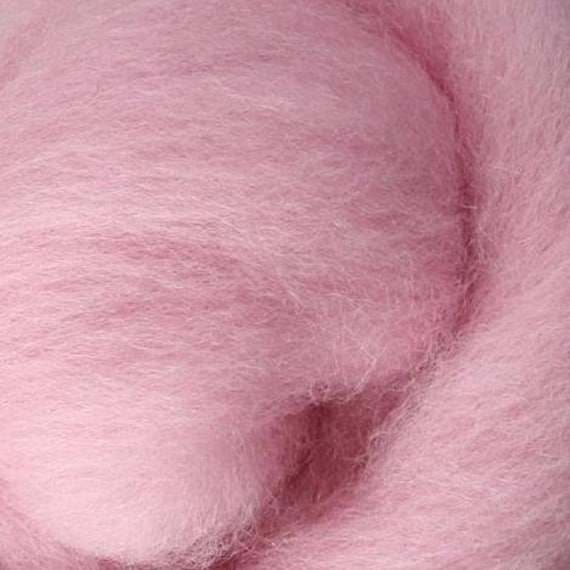 Wool Roving // Orchid Corriedale Roving Light Pink Wool | Etsy
