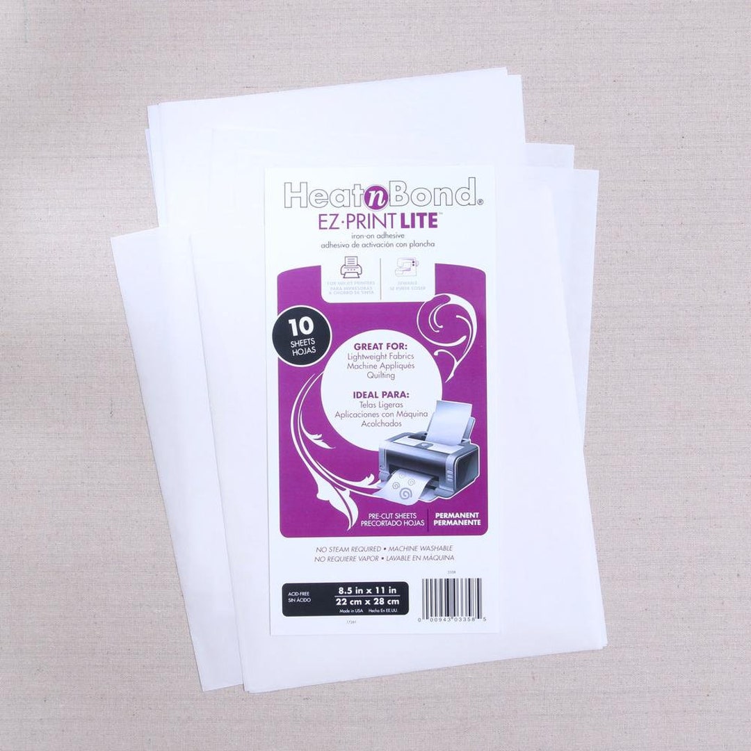 Heat N Bond // Fusible Webbing // Iron on Adhesive // Printable ...