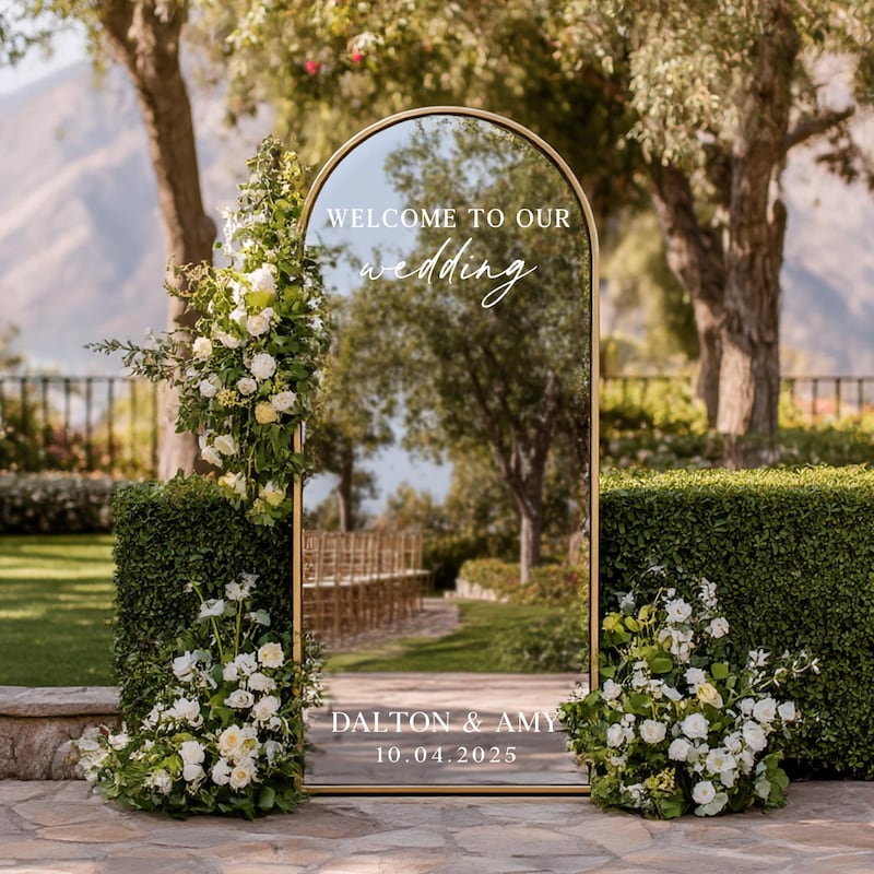 Mirror Decals Weddings - Etsy UK