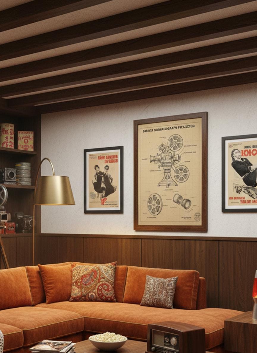 Vintage Movie Projector Patent Print | Blueprint Cinema Art (digital ...