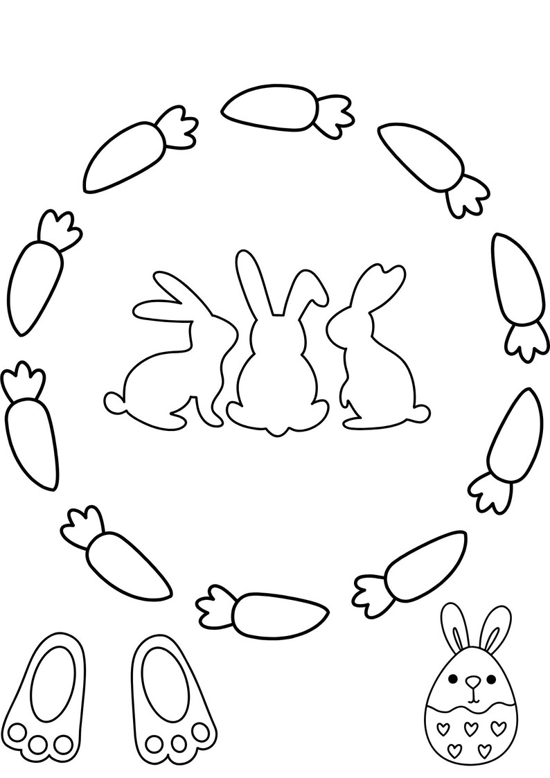 Easter Colouring in Fun for All Ages - Etsy Australia