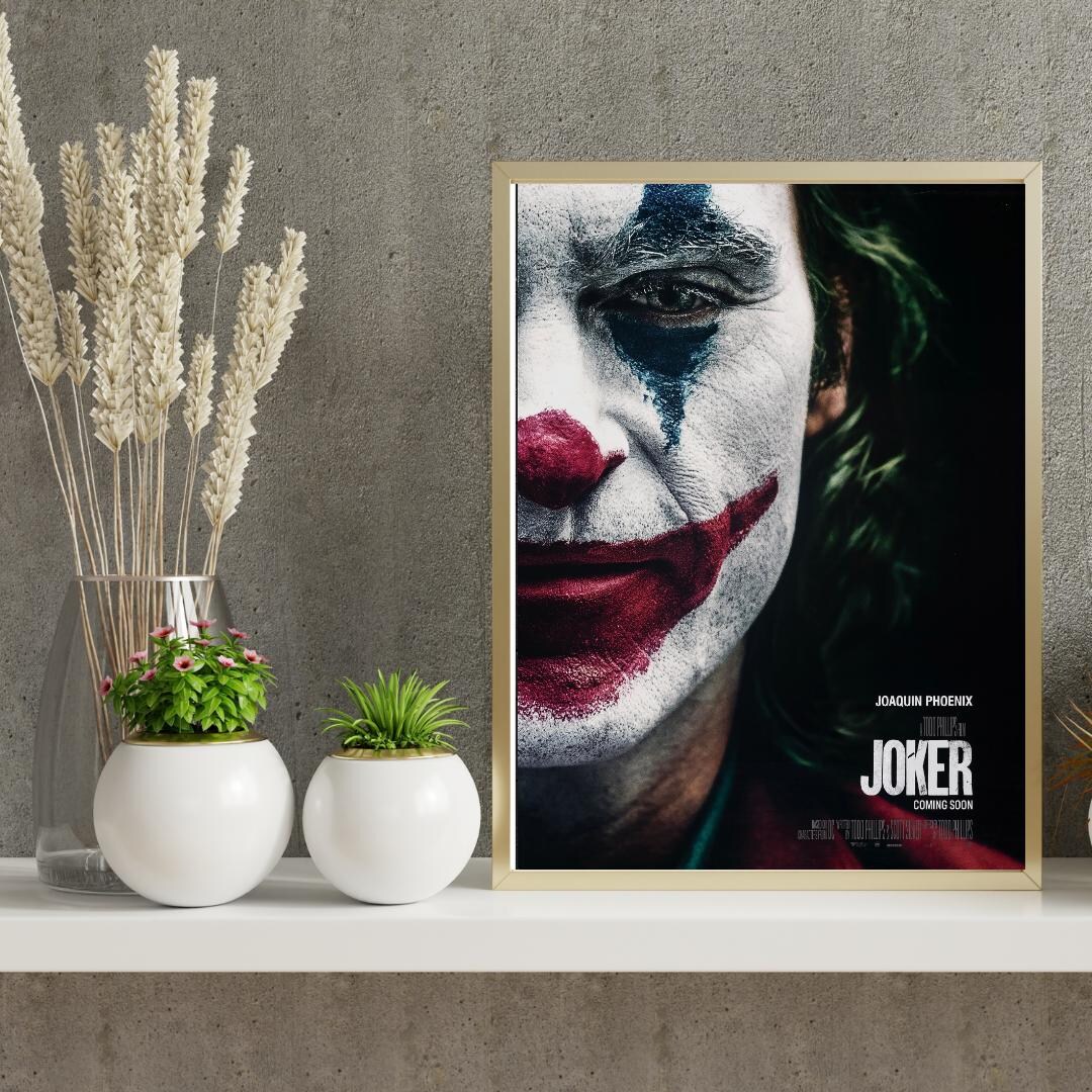Poster Reproduction Movie Poster, THE JOKER, HQ Wall Decor (unframed ...
