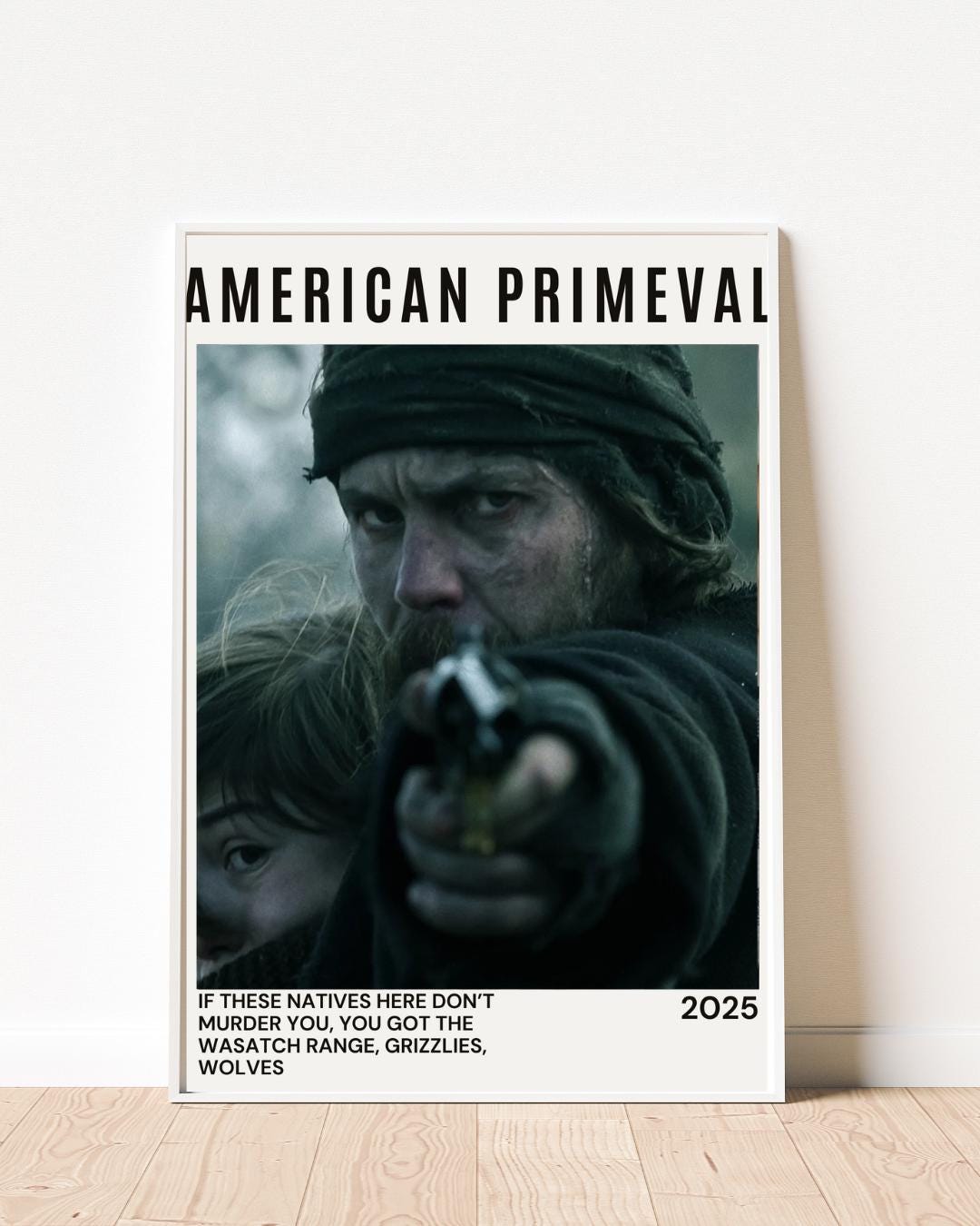 Poster Reproduction Movie Poster, AMERICAN PRIMEVAL, HQ Wall Decor ...