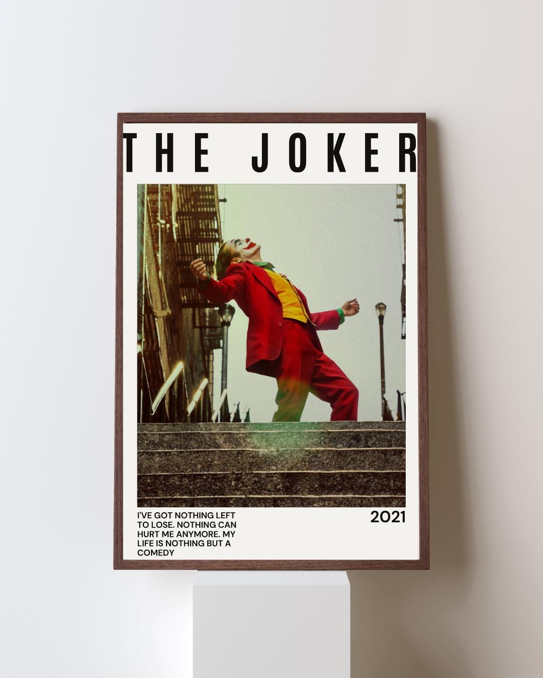 Poster Reproduction Movie Poster, THE JOKER, HQ Wall Decor (unframed ...