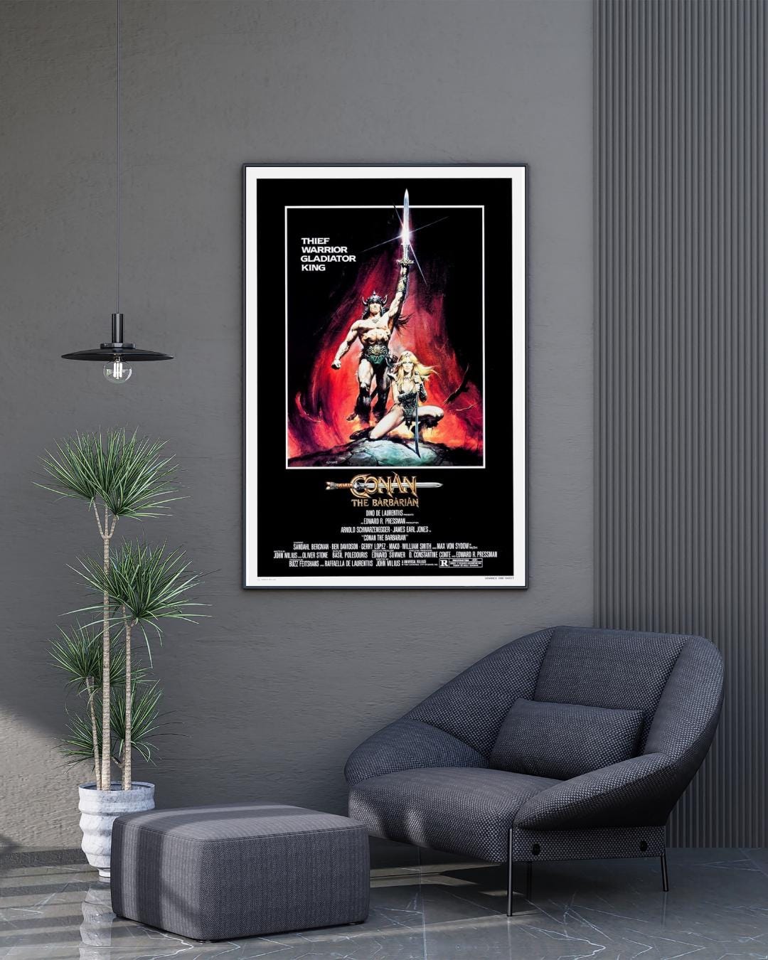 Poster Reproduction Movie Poster, CONAN the Barbarian, HQ Wall Decor ...