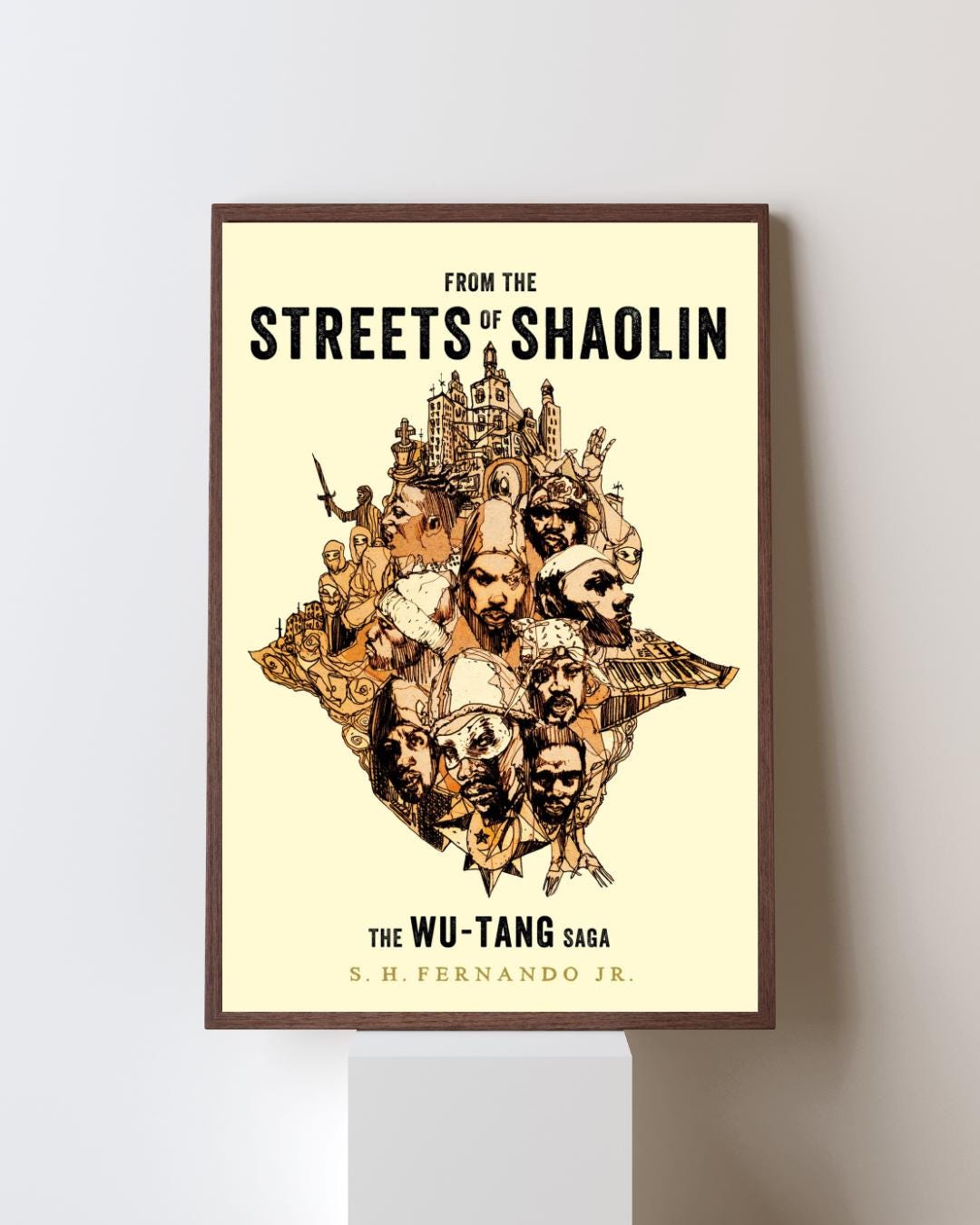 Poster Reproduction, Streets of Shaolin, WU TANG Clan, Rapper, Vintage ...