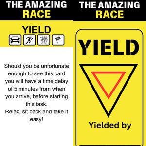 Amazing Race Clues. Printable Template. - Etsy