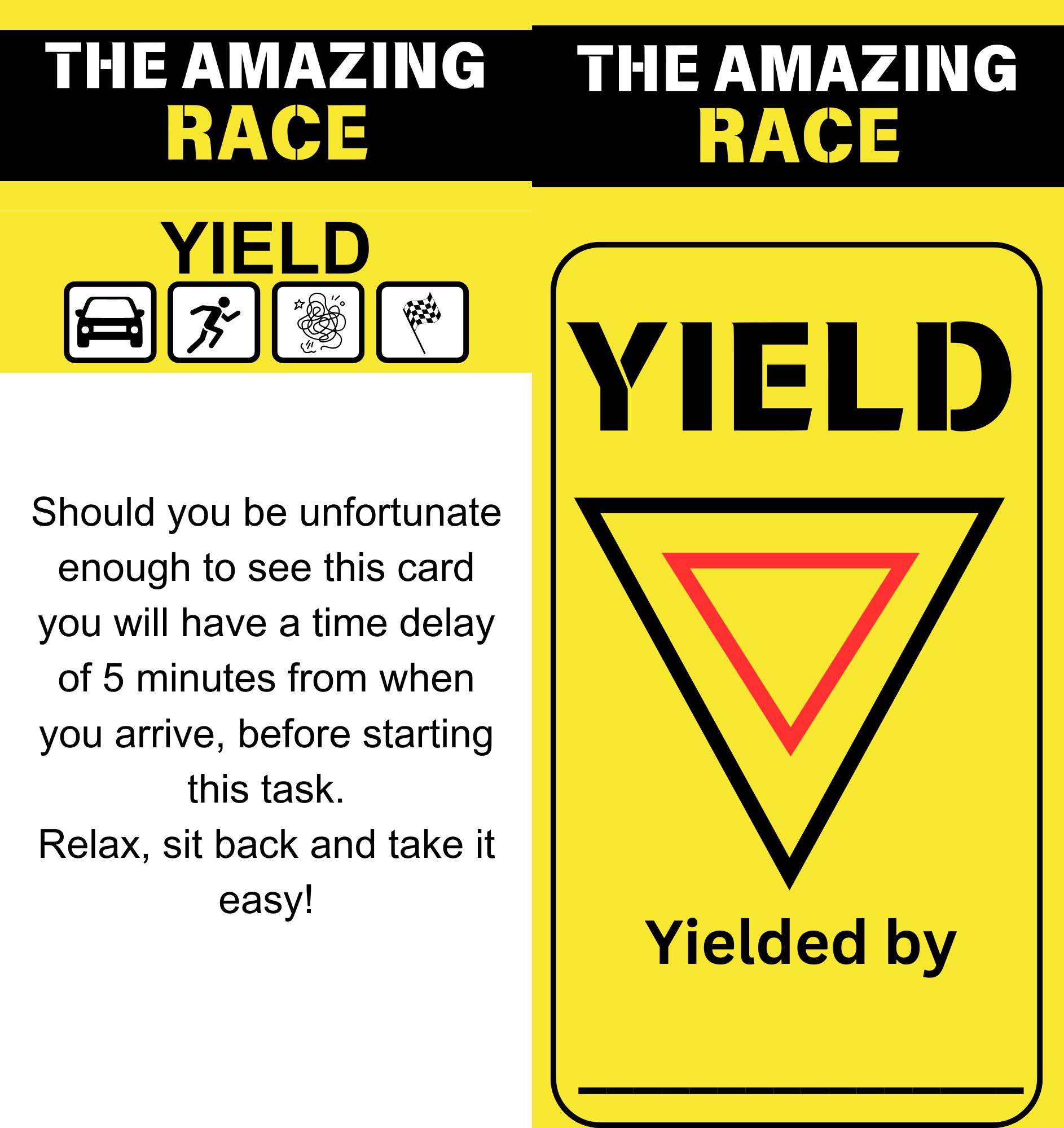 Amazing Race Clues. Printable Template. - Etsy