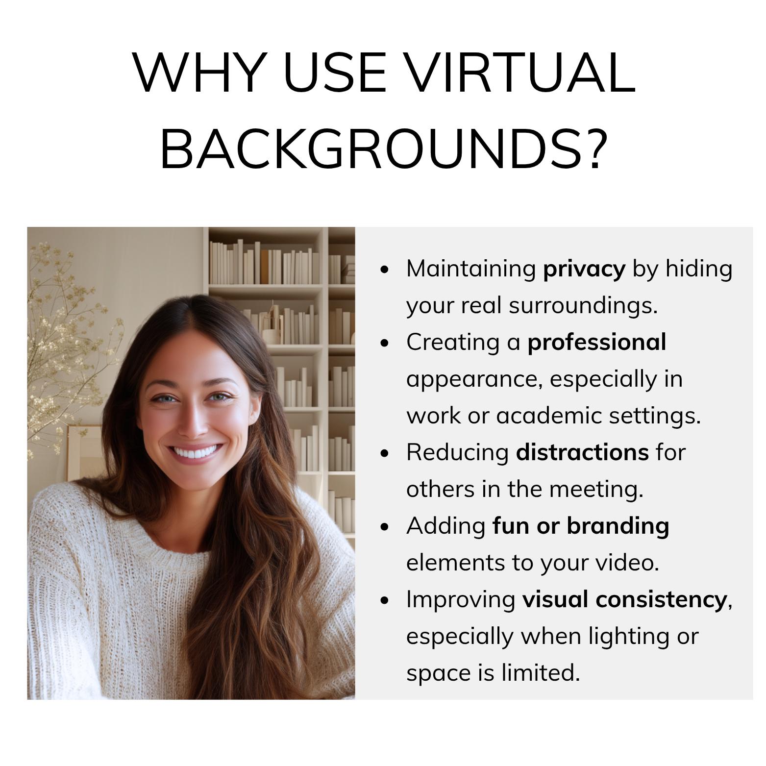 Calm & Clear Virtual Background | Zoom and Teams Backdrop | Digital ...