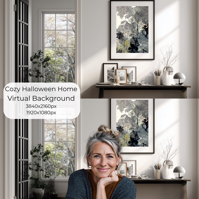 Comfort Home Virtual Background | Zoom and Teams Backdrop | Digital ...