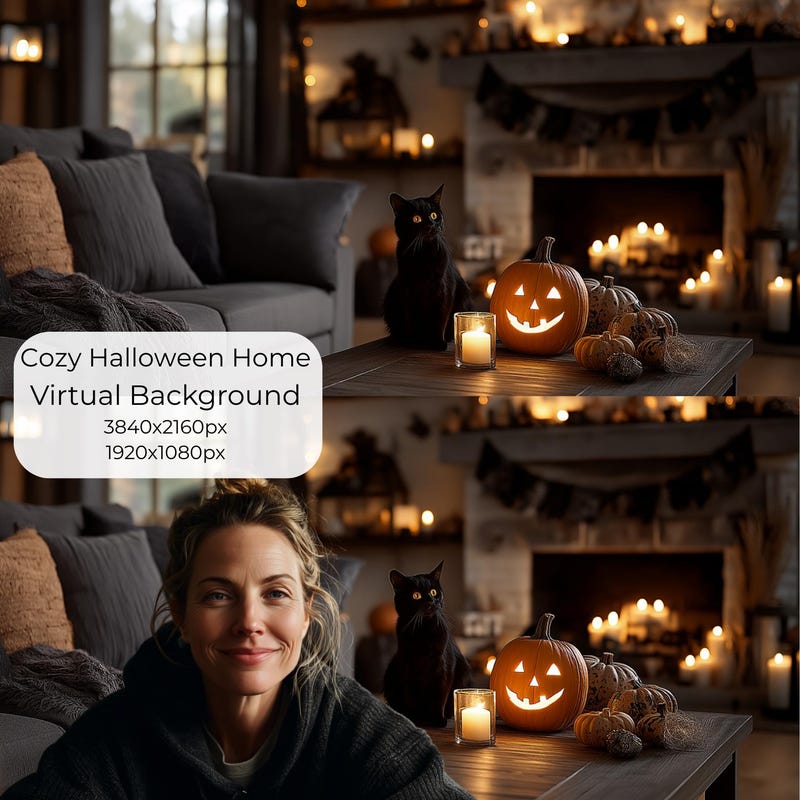 Microsoft Teams Official Backgrounds Halloween - Etsy New Zealand