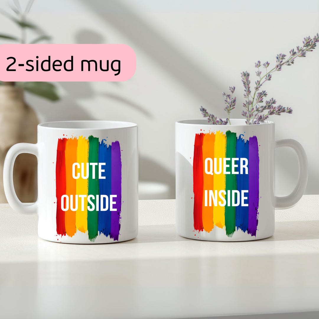 Funny Queer Mugs, Queer Pride Month Mugs, Queer Coffee Mug, Funny LGBTQ+ Mugs, Gender Equality ...