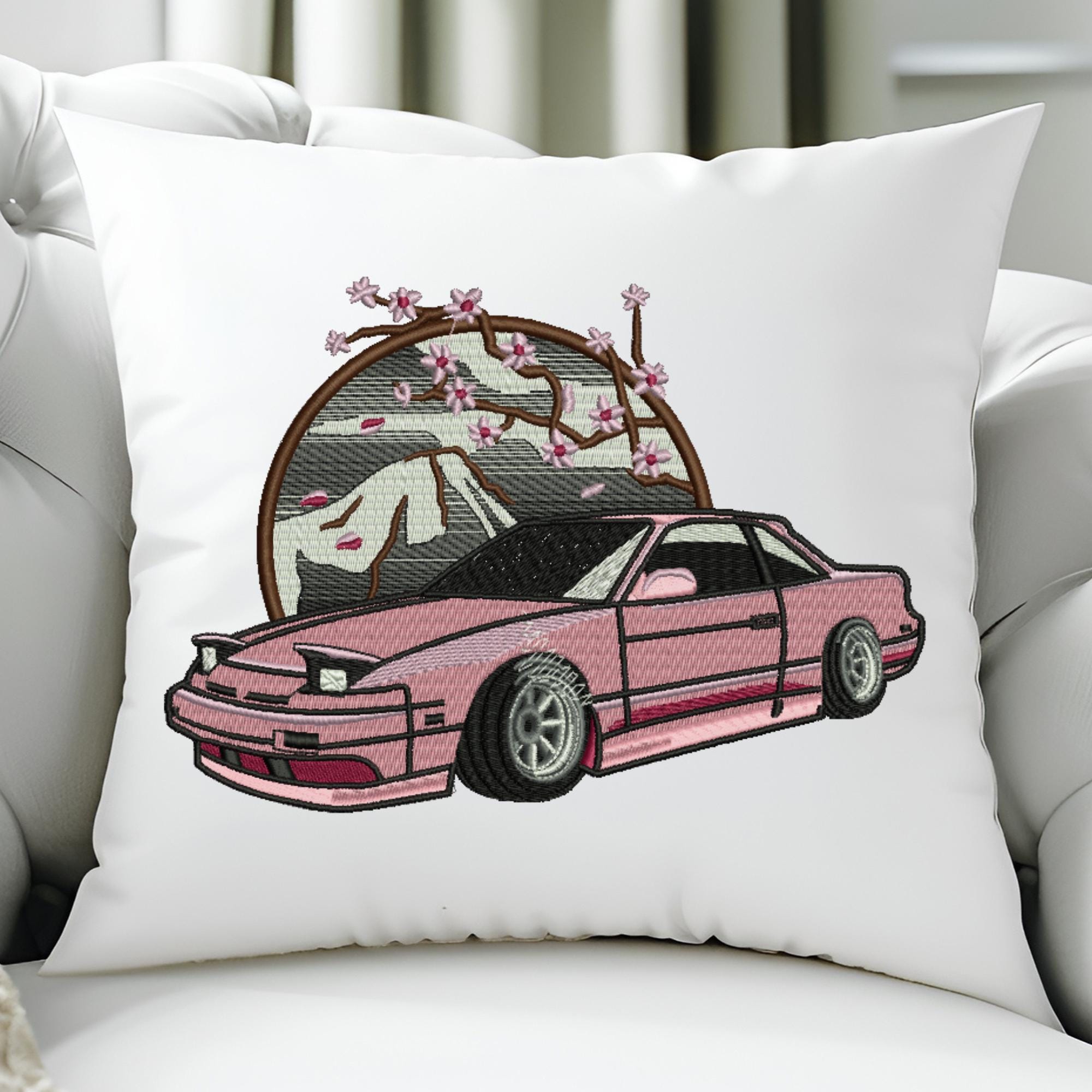 Car Embroidery Design, Classic Car Embroidery, Japanese Car Embroidery ...