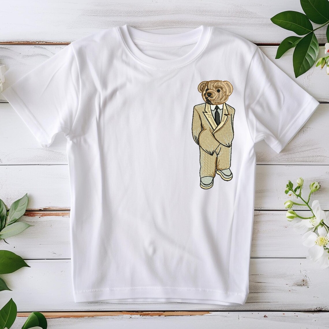 Bear Embroidery Designs, Fashion Teddy Bear Embroidery, Teddy Bear in ...