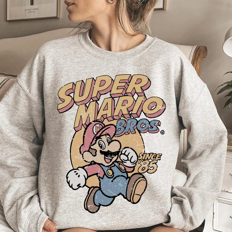 Super Mario Since 85 Retro Png, Super Mario Clipart, Printable Mario ...
