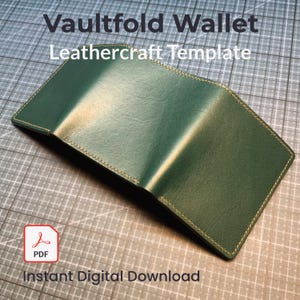 Vaultfold Trifold Wallet Pattern – PDF Leathercraft Template & Step-by ...