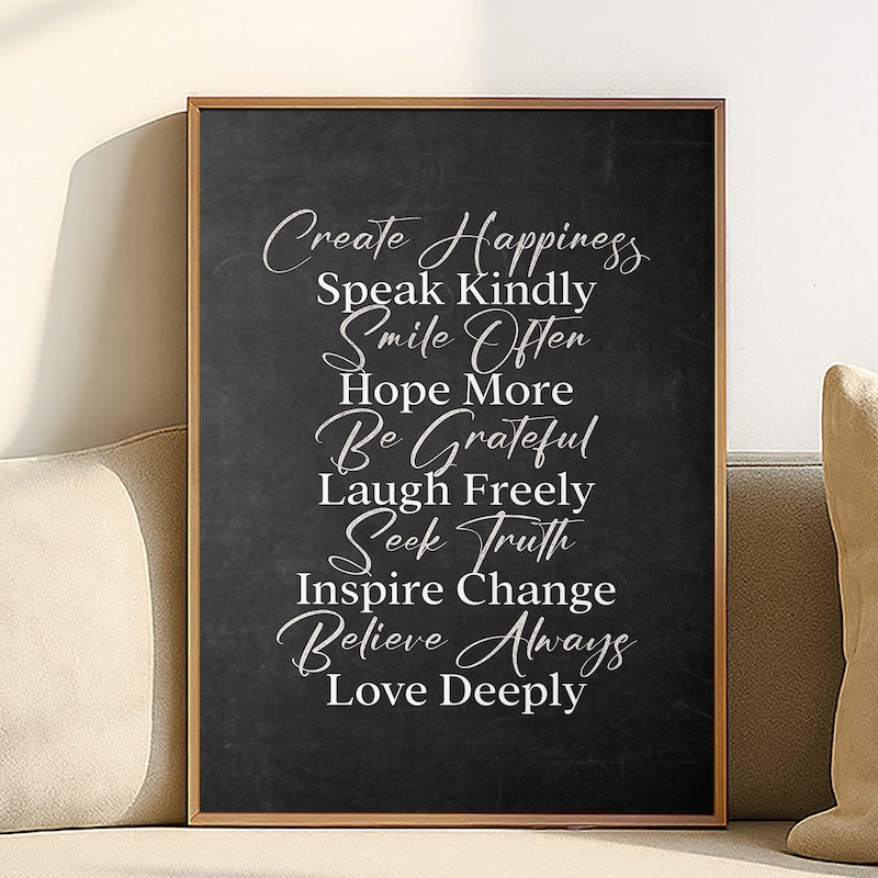 Quote Chalkboard - Etsy