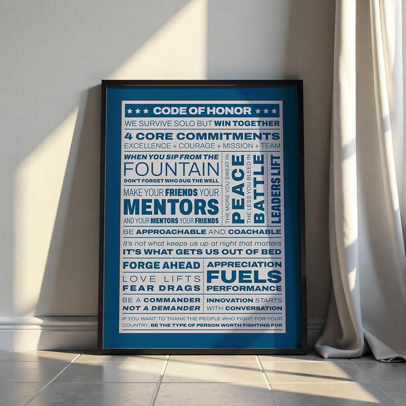 Military Honor Codes - Etsy