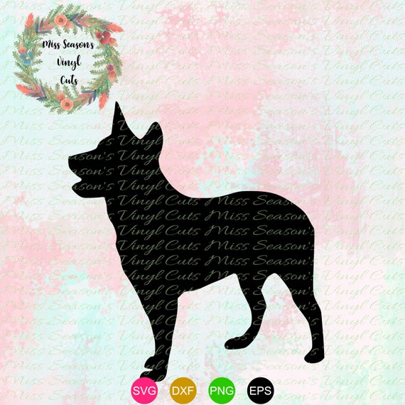 Blue Heeler Dog SVG Heeler SVG DXF Png Pet Cutting | Etsy Canada