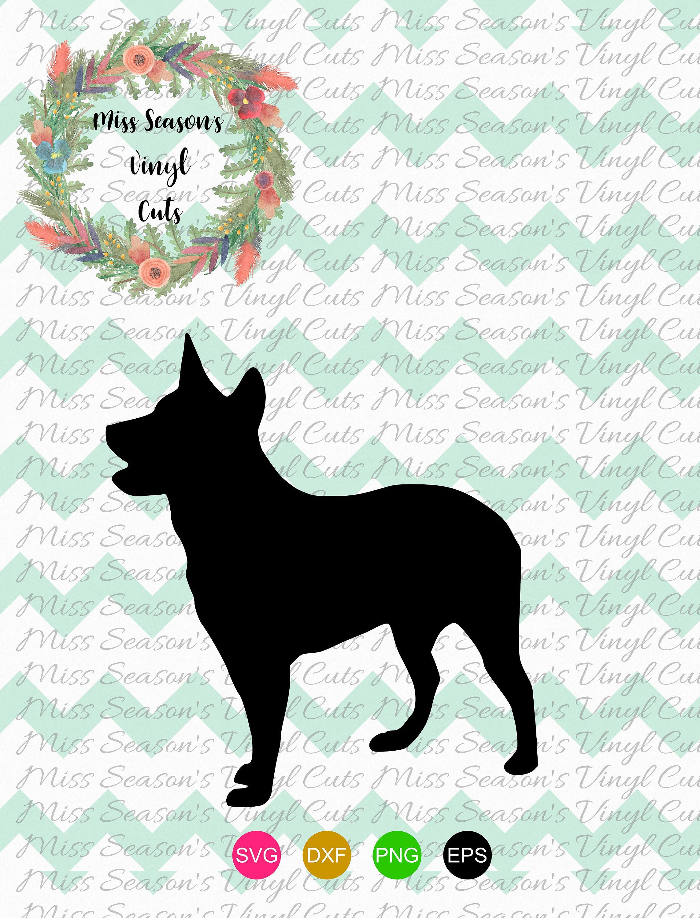 Blue Heeler Dog SVG – Australian Cattle Dog Cut File for Cricut ...