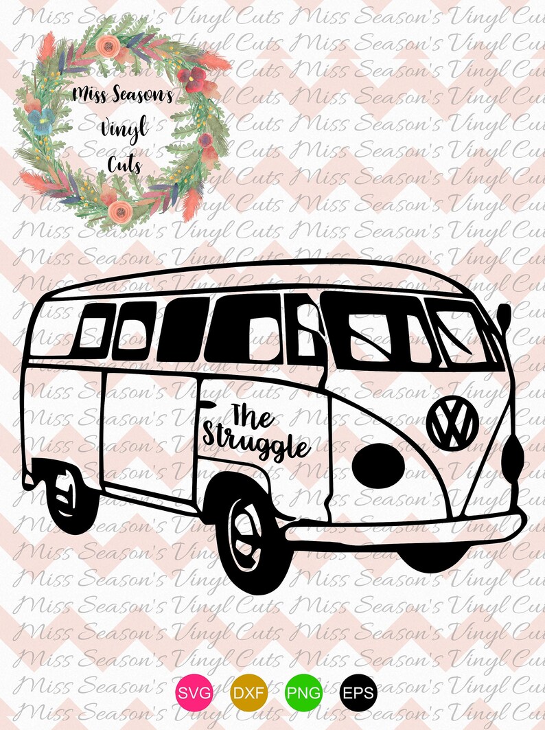 The Struggle Bus SVG Bus Svg Cut File Instant Download - Etsy
