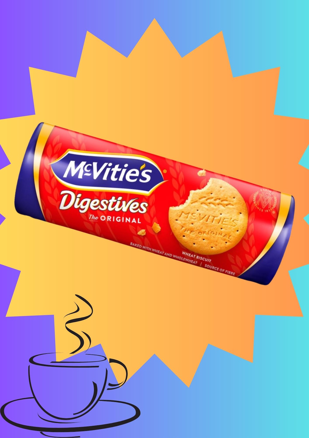 Digestive Kex – Classic Biscuits, Perfect for Coffee Breaks, Fika ...
