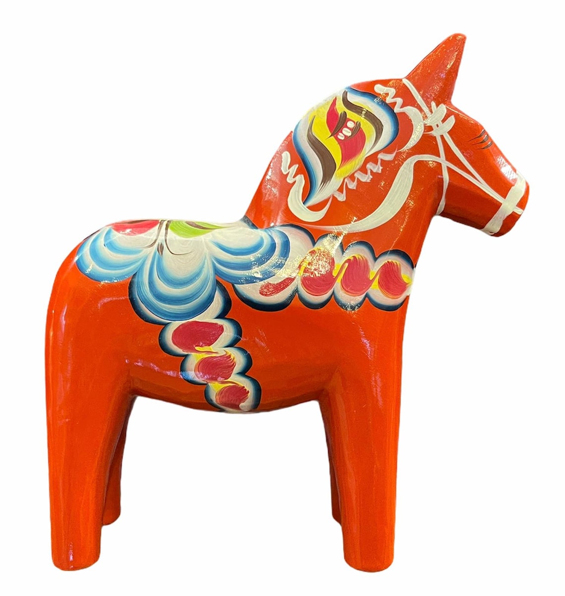 Traditional Swedish Dalahäst | Handcrafted Wooden Dala Horse | Iconic Scandinavian Decor - Etsy