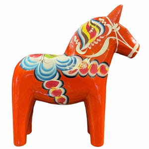 Traditional Swedish Dalahäst | Handcrafted Wooden Dala Horse | Iconic ...