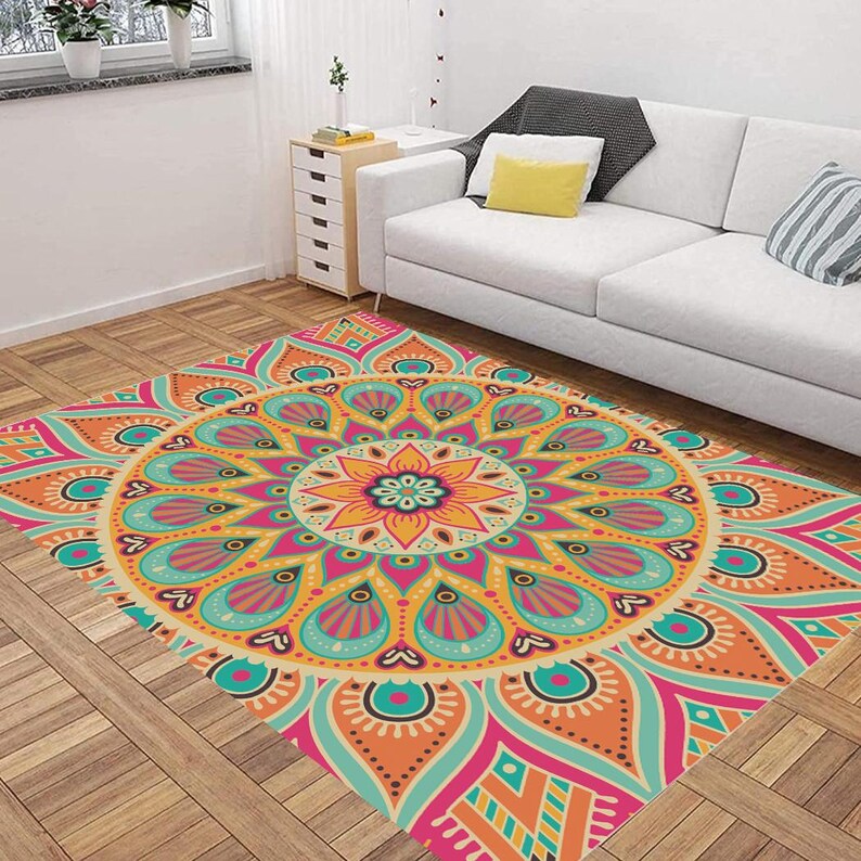 Indian Wedding Dance Floor Wrap: Traditional Mandala Design (digital ...