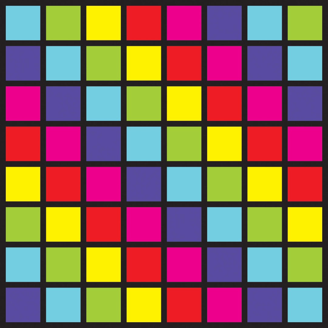 Disco Dance Floor Pattern: Multi Color Printable (digital Download) - Etsy