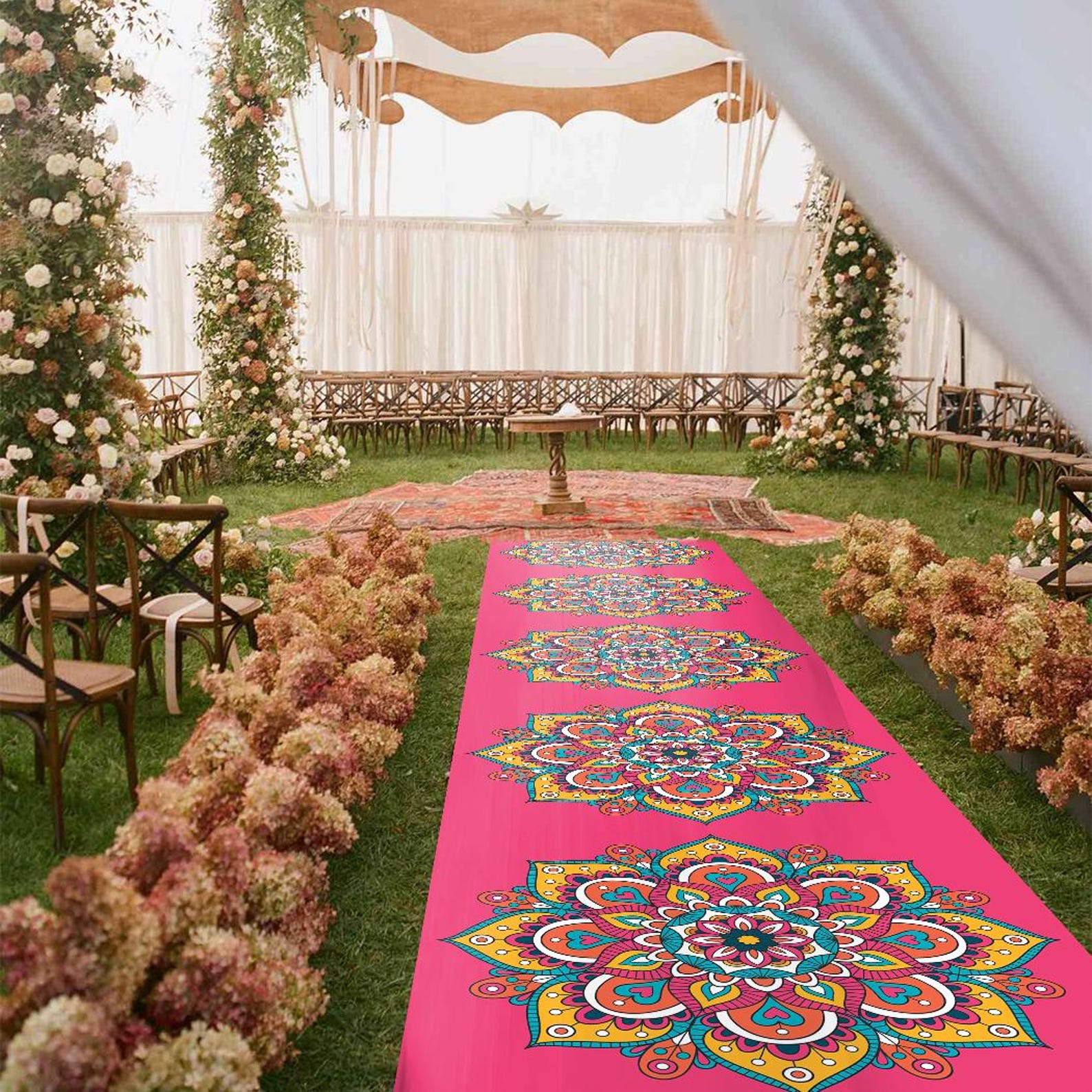 Bright Mandala Pattern - Colorful Home Decor & Craft Supplies for ...