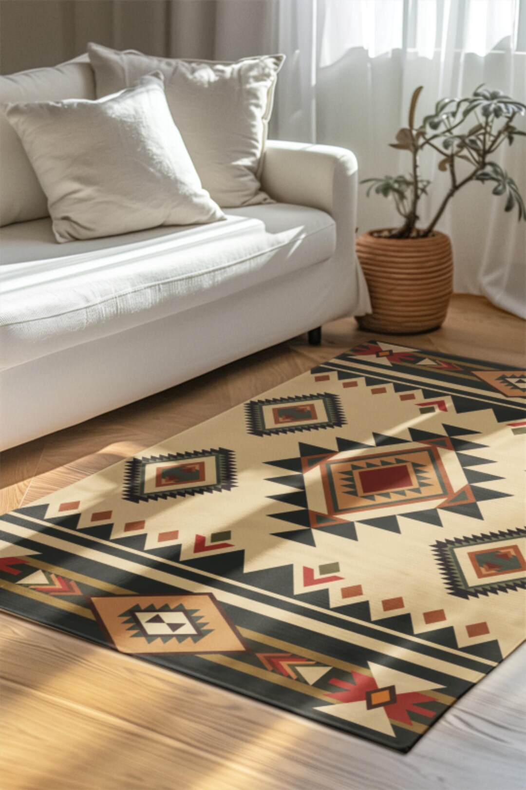 Native American Rug Set of 3, Southwestern Printable Rugs, Indigenous ...