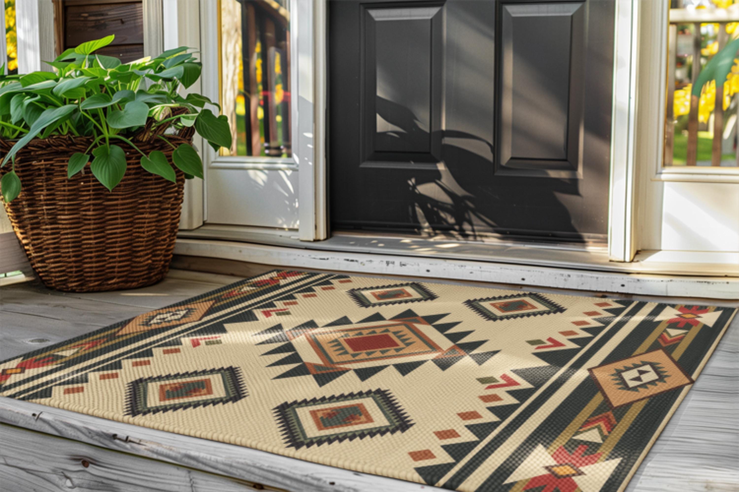 Native American Rug Set of 3, Southwestern Printable Rugs, Indigenous ...