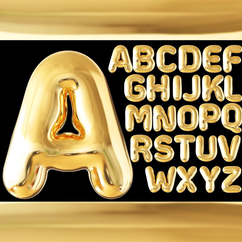 Gold Wall Letters - Etsy