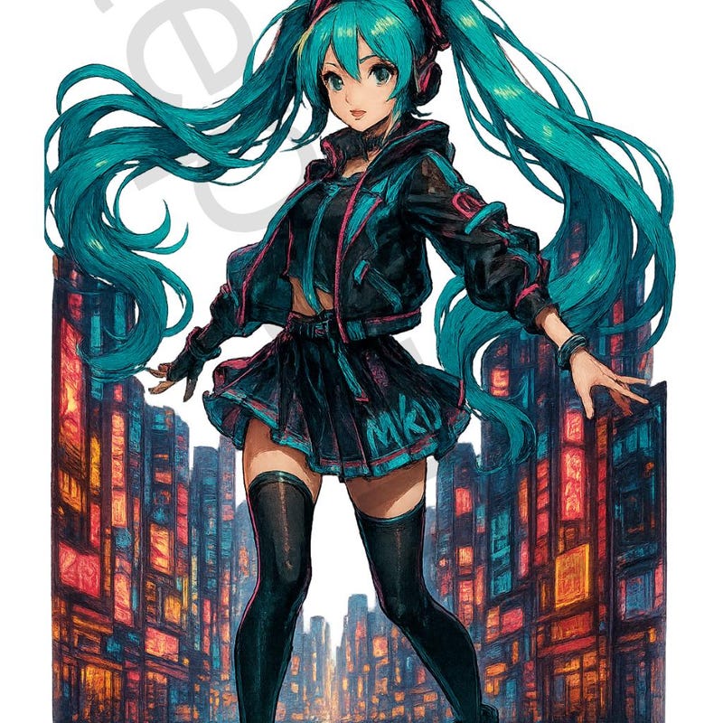 Hatsune Miku Poster - Etsy