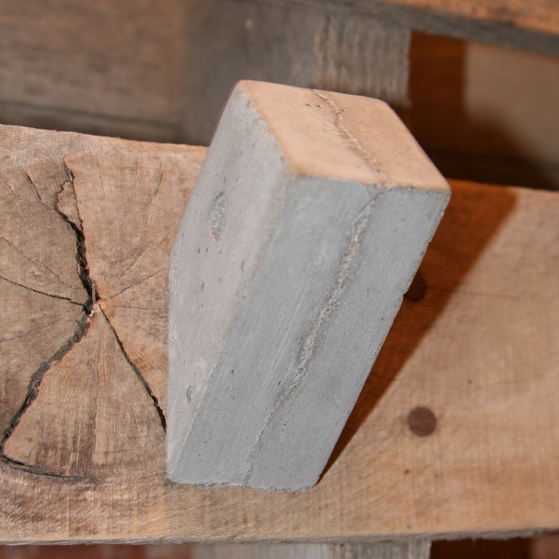 Square Concrete Wall Hooks (set of 3) - Etsy UK