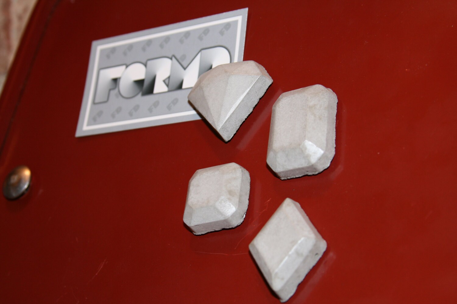 Concrete Gem Magnets Set of 4 - Etsy