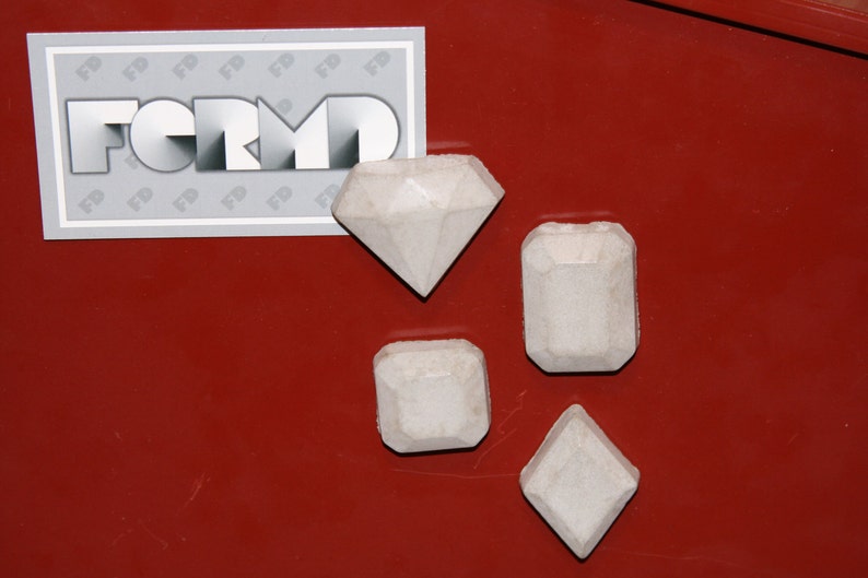 Concrete Gem Magnets Set of 4 - Etsy