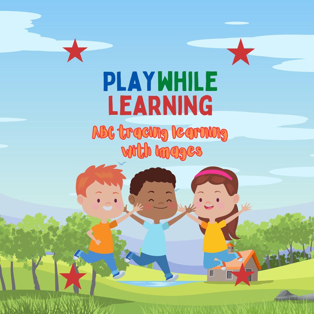 ABC Kids Learning "trace the Alphabet: A Fun Learning Experience! - Etsy
