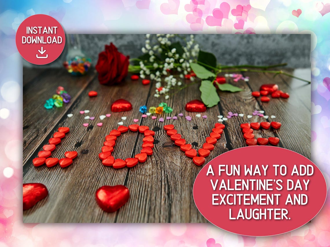 Left Right Game Valentine Christian Games for Church Seniors Valentines ...