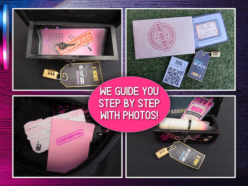 Escape Room Teen Girl Birthday Kit Game Spy Escape Room for Teens Kids ...