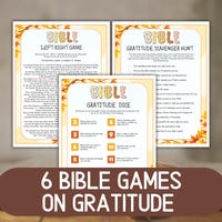 Thanksgiving Bible Gratitude Dice Game (digital Download) - Etsy Canada